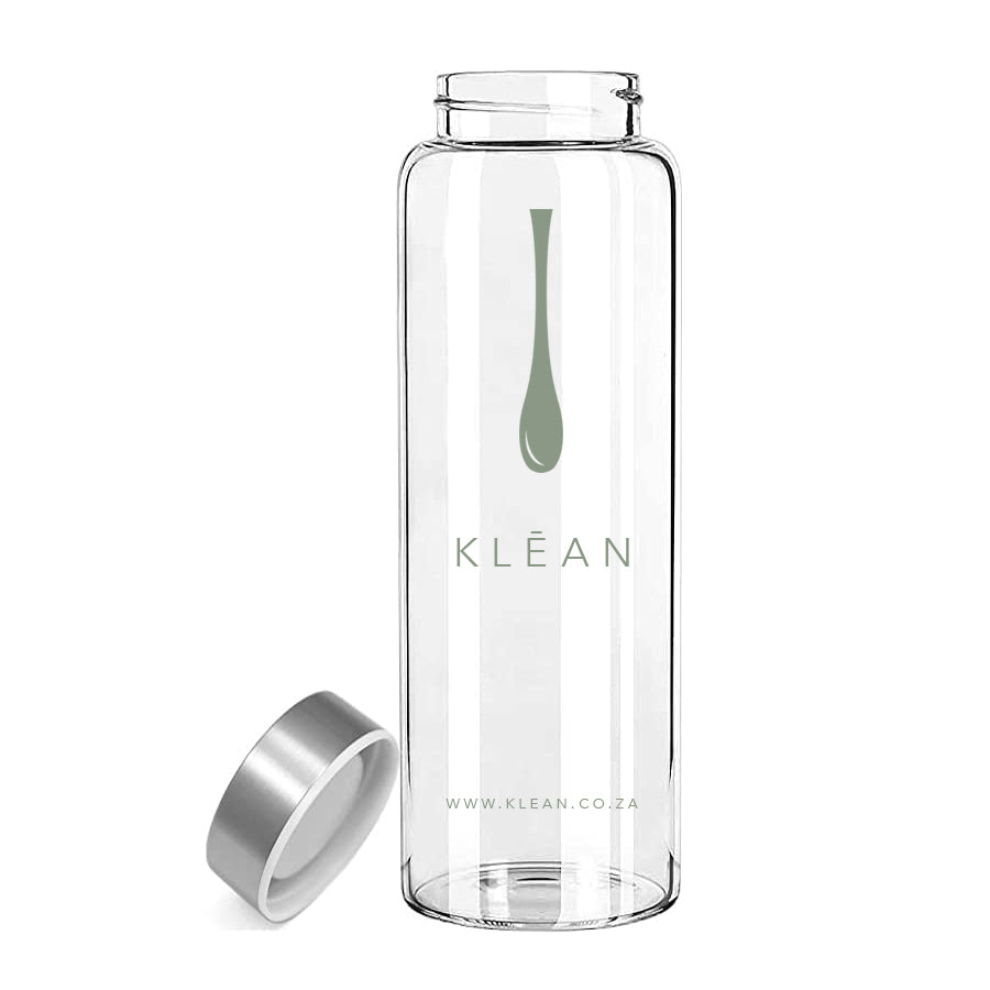 Glass Water Bottle 500ml – Klean